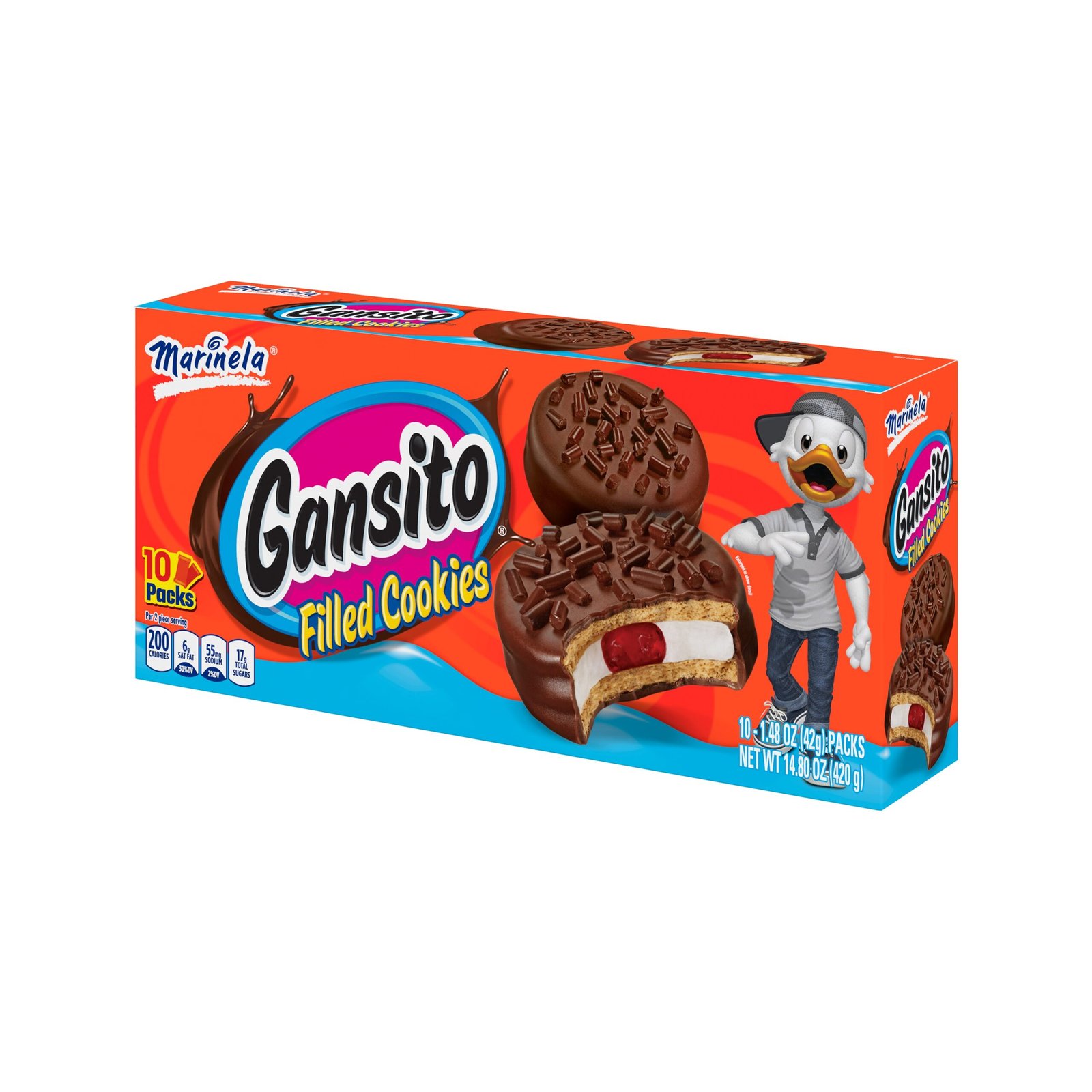 Gansito filled cookies 10 packs - Mundo Compras C. A.